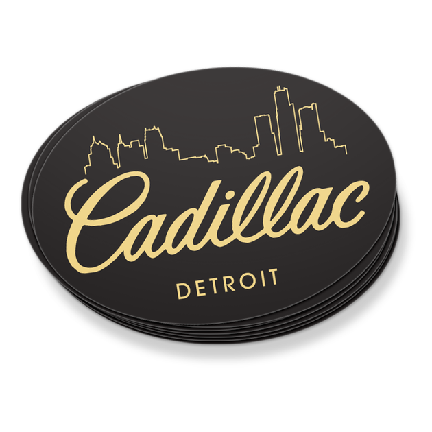 GM - Cadillac Detroit Skyline Sticker | The Mitten State