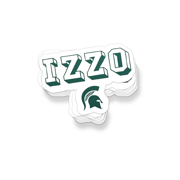 MSU - Izzo Block Sticker | The Mitten State