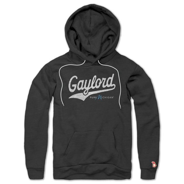 Pure Michigan - Gaylord Script All Season Hoodie | The Mitten State