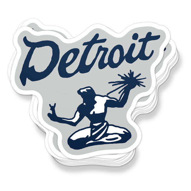 Detroit Spirit Script Sticker | The Mitten State