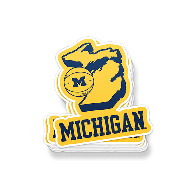 UofM - Basketball State Sticker | The Mitten State