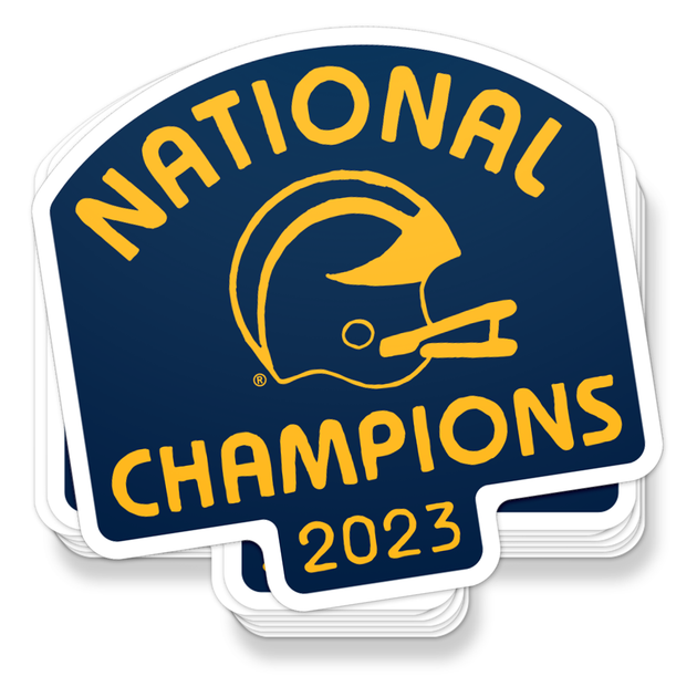 UofM - National Champions Sticker | The Mitten State
