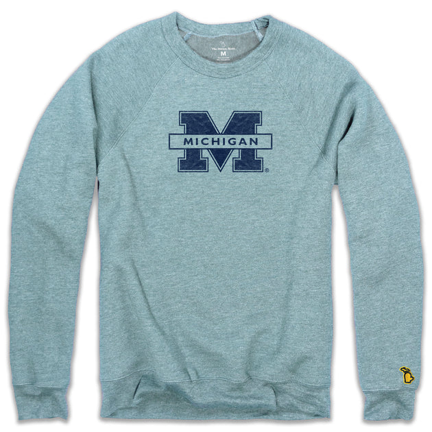 UofM - Split M Fleece Sweatshirt | The Mitten State