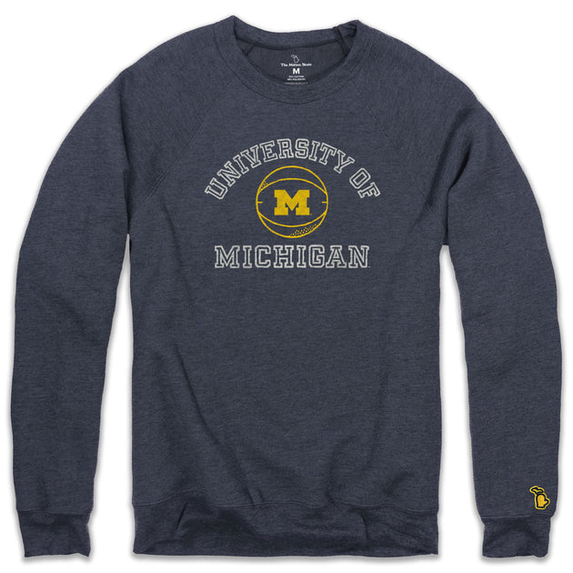 UofM - 1976 Basketball Fleece Sweatshirt | The Mitten State